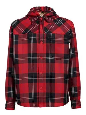Marni Plaid Overshirt - Red