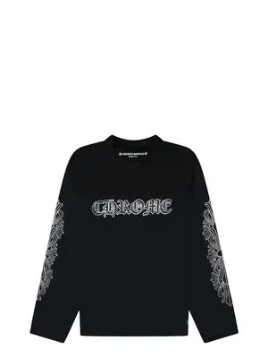 Chrome Hearts Stadium Mesh Long Sleeve Jersey - Black