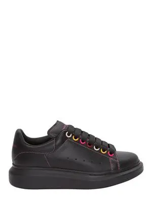 Alexander McQueen Oversized Low Top Sneakers - Black