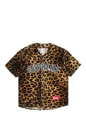 SUPREME Velvet Baseball Jersey