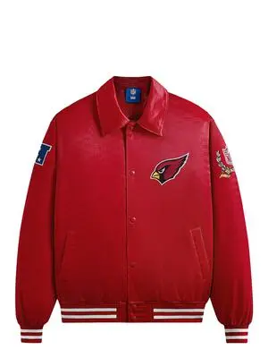 Kith For The Nfl Cardinals Satin Bomber Jacket - Red