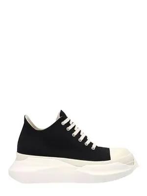 Rick Owens Gethsemane Abstract Low Sneakers - Black