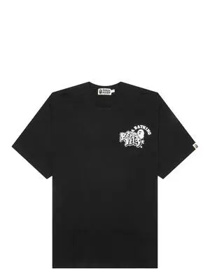 A BATHING APE College Graphic Tee - Black