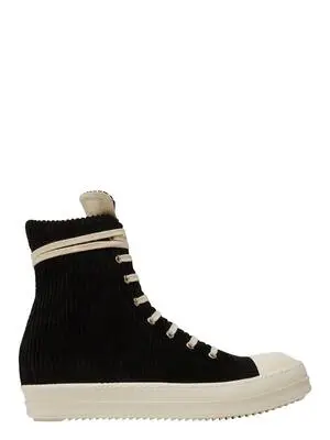 Rick Owens High Corduroy - Black