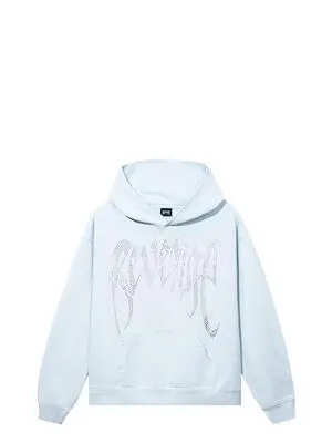 REVENGE X Xxxtentacion Heartbreak Bejeweled Hoodie - Blue