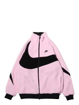 Nike Big Swoosh Reversible Boa Jacket - Pink