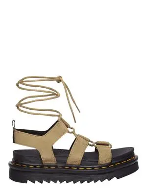 Dr. Martens Nartilla Tumbled Leather Gladiator Sandal - Tan