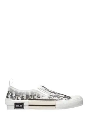 Dior B23 Oblique Slip-on Sneakers - White