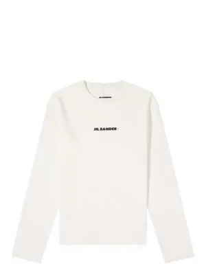 JIL SANDER Crewneck Long-sleeve T-shirt - Cream