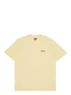 Supreme Washed Script Short-sleeve Top - Yellow