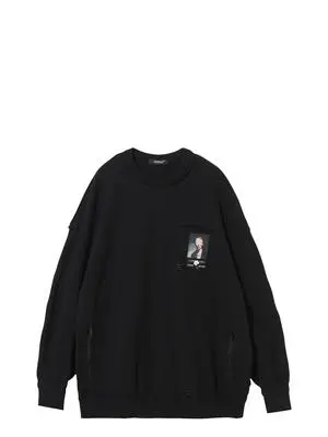 UNDERCOVERISM Patch Detail Sweatshirt - Black