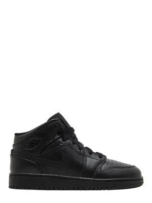 JORDAN 1 Mid Gs Sneakers - Black