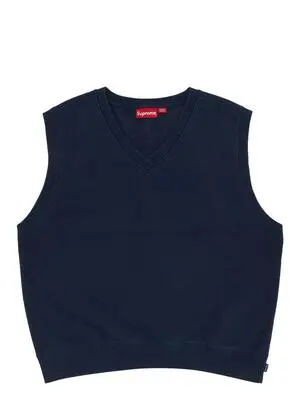 Supreme Sleeveless Sweatshirt Vest - Blue
