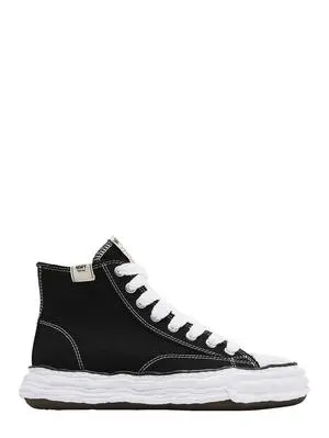 Mihara Yasuhiro Peterson 23 Og Sole Canvas High Top Sneakers - Black