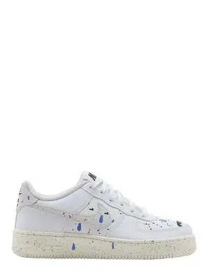 Nike Air Force 1 Lv8 3 Gs Paint Splatter Sneakers - White