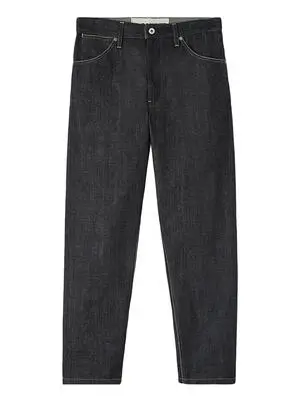 JIL SANDER Twisted Denim Trousers - Blue