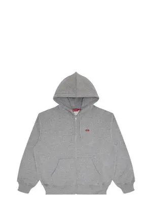 Supreme Small Box Zip Up Hooded Sweatshirt - Grey | Editorialist