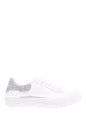 Alexander McQueen Deck Lace-up Plimsoll - White