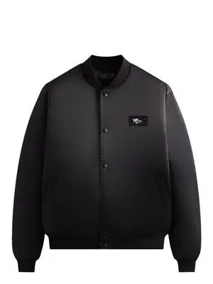 Kith For Peanuts Satin Bomber Jacket - Black