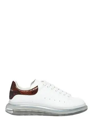 Alexander McQueen Oversized Sneakers With Transparent Sole - White