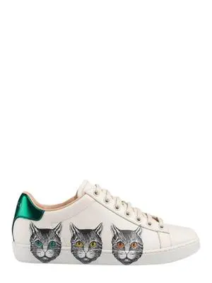 Gucci Ace Mystic Cat Sneakers - White
