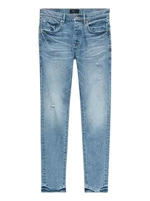 PURPLE BRAND Low Rise Slim Jeans - Blue