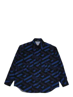 Versace Printed Shirt - Blue