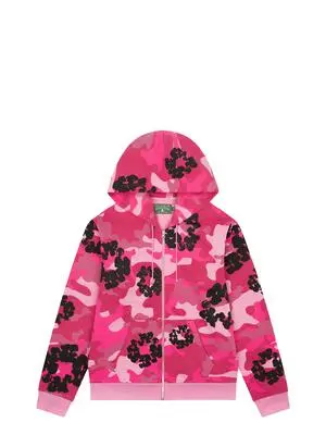 DENIM TEARS Wreath Zip Hoodie - Multicolor