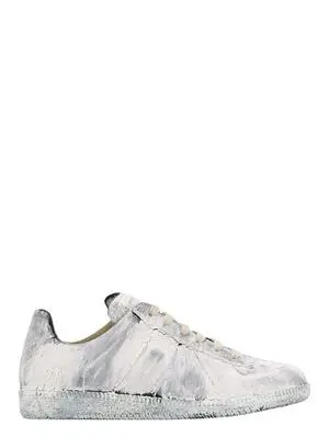 MAISON MARGIELA Replica Low Paint Sneakers - White