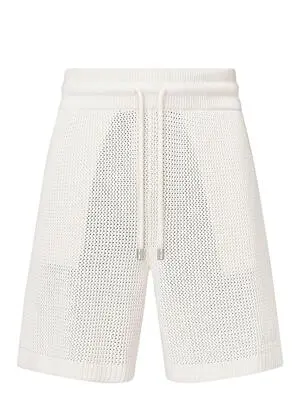 Amiri Crochet Mesh Shorts - White