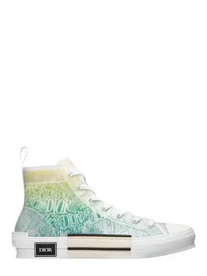 Dior X Shawn Stussy B23 High Top Sneakers - Green