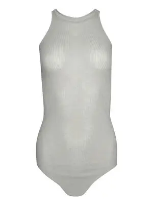 Rick Owens Ribbed Tank Top - Cream
