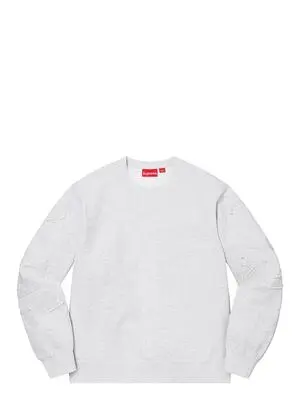 Supreme Tonal Appliqué Crewneck - Grey