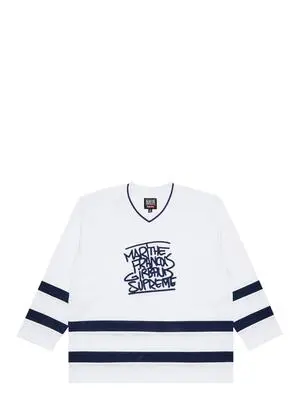 Supreme X Martithé + François Girbaud Hockey Jersey - White