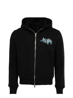 Amiri Cny Dragon Zip Hoodie - Black