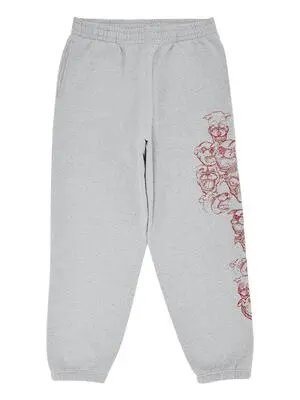 Supreme Pitbulls Embroidered Sweatpants - Grey