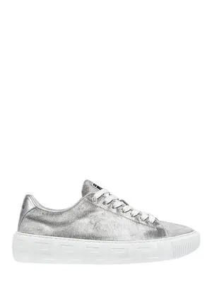 Versace Greca Pony Hair Sneakers - Grey