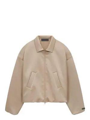 Fear Of God Satin Nylon Bomber Jacket - Tan