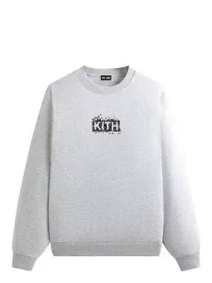 Kith X Batman Vintage Nelson Crewneck - Grey