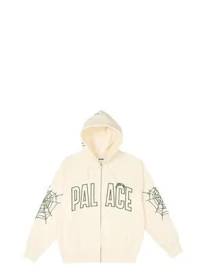 PALACE Spider Zip Hood - White