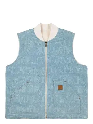 GOLF WANG Echo Denim Reversible Vest - Cream