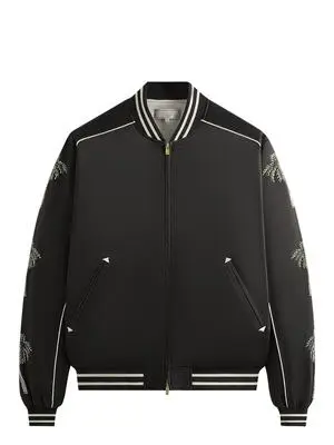 Kith Vance Satin Bomber Jacket - Black