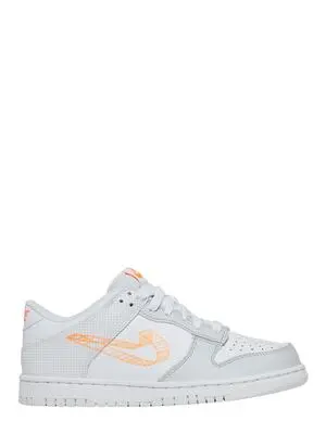 Nike Dunk Low Se Gs '3d Swoosh' Sneakers - White