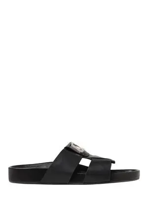 CHRISTIAN LOUBOUTIN Dhabubizz Flat Slides - Black