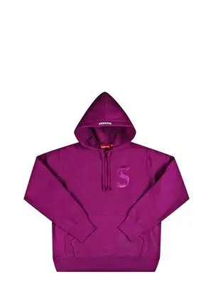 Supreme Tonal S Logo Hoodie - Purple