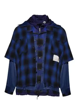Mihara Yasuhiro Four Layered Shirt - Blue
