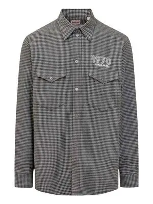 Kenzo Archive 1970 Military Shirt - Grey