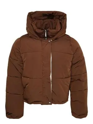 Rhude Logo Puffer Jacket - Brown