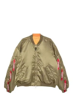 Vetements Cargo Bomber Jacket - Green