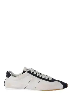 Miu Miu Plume Suede Sneakers Blue